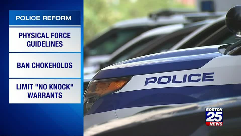 Gov. Baker signs police reform bill – Boston 25 News