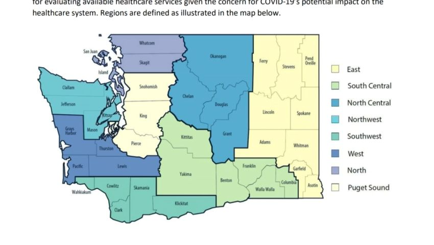 WA DOH: All regions to remain in phase 1 of reopening plan until Jan ...