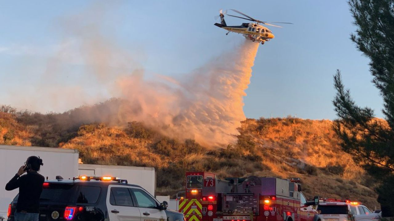 Explosion sparks blaze in California’s Santa Clarita Valley, leaves 3 ...