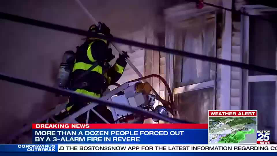 More than a dozen displaced after house fire in Revere – Boston 25 News
