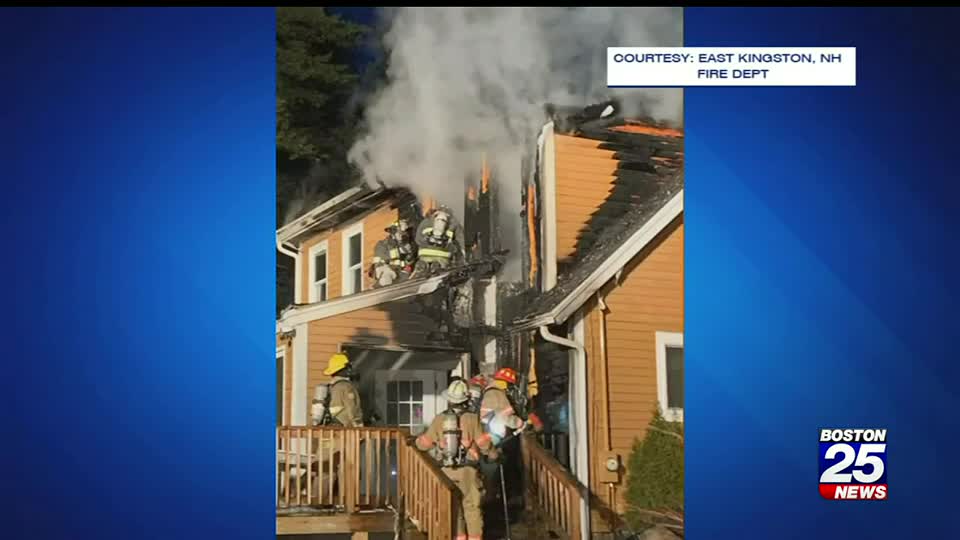 Kingston, N.H. fire chief fights fire at own home Sunday – Boston 25 News