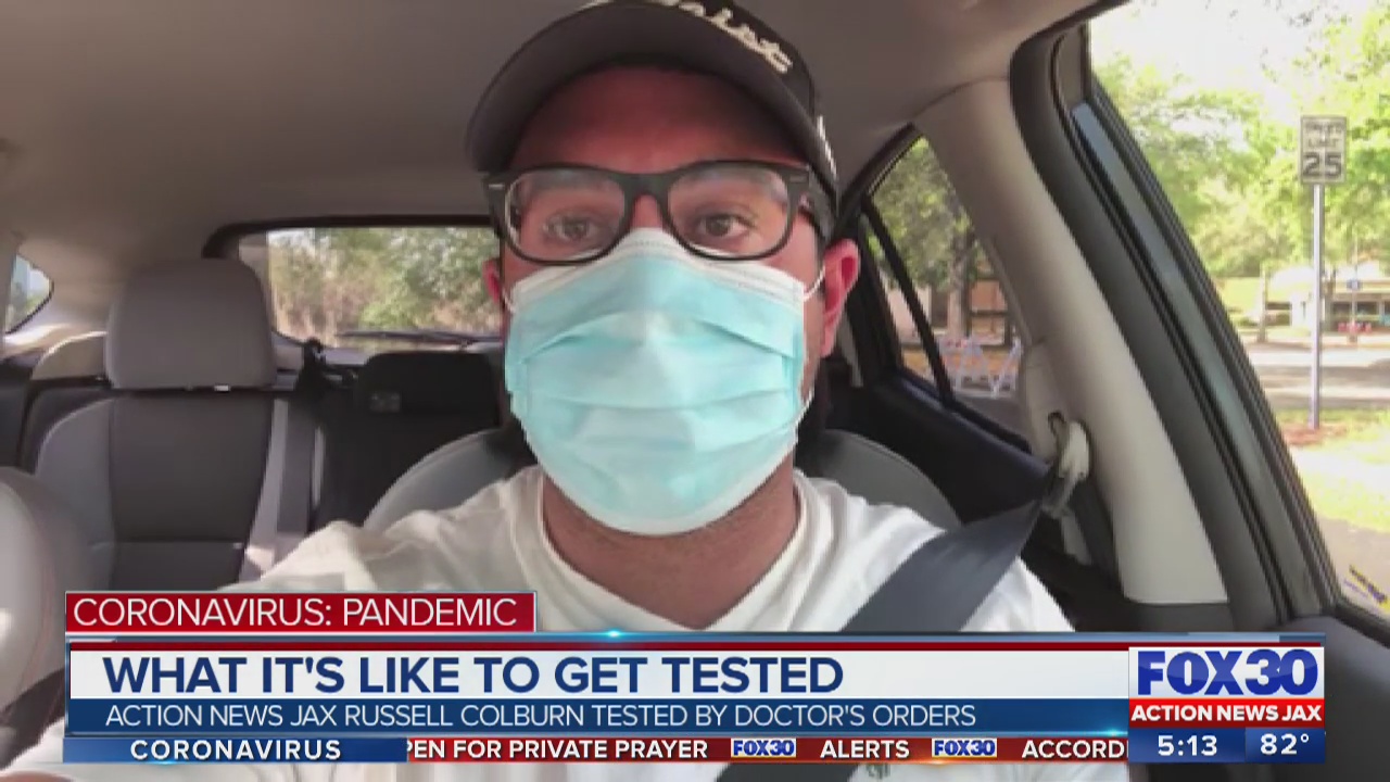 Coronavirus pandemic: Action News Jax reporter Russell Colburn being ...