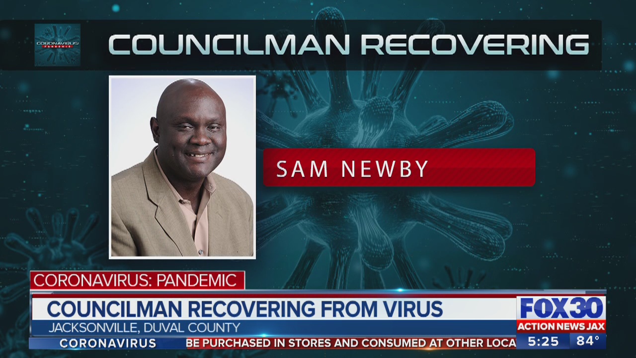 Coronavirus pandemic: Jacksonville City Councilman Sam Newby recovering ...