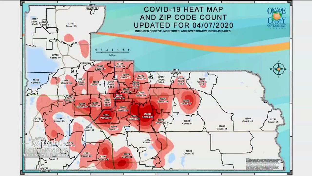 Orange County Fl Zip Code Map Orange County Florida ZIP Codes Map