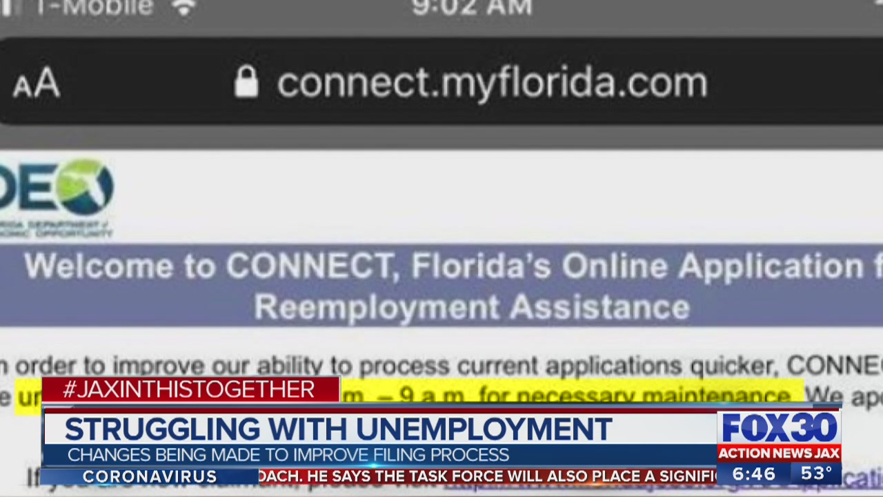 Florida: Changes being made to make filing for unemployment smoother ...