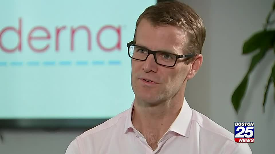 Boston 25′s Vanessa Welch sits down with Moderna president Stephen Hoge ...
