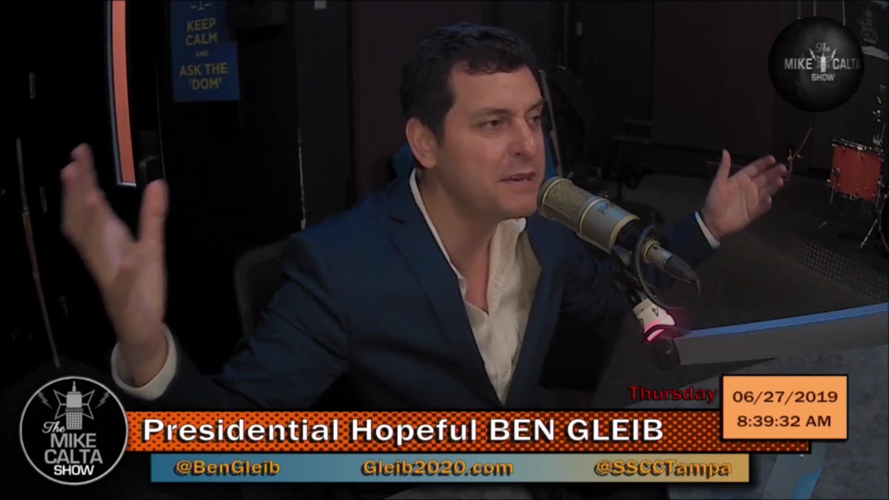#TheMikeCaltaShow Presidential Comedian BEN GLEIB – 102.5 The Bone
