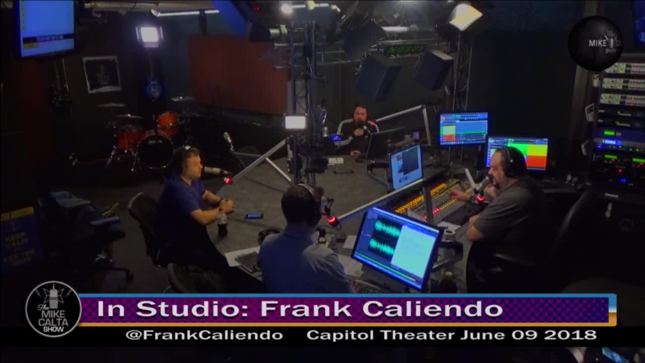 MIKE CALTA SHOW Comedian FRANK CALIENDO – 102.5 The Bone