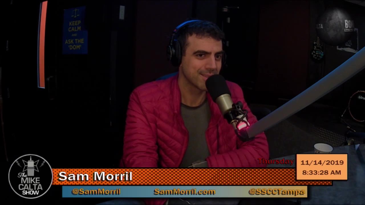 #TheMikeCaltaShow Comedian Sam Morril – 102.5 The Bone