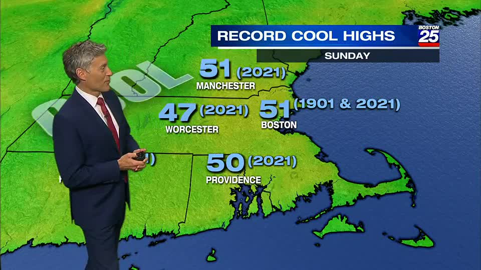 Boston 25 Monday morning weather forecast – Boston 25 News