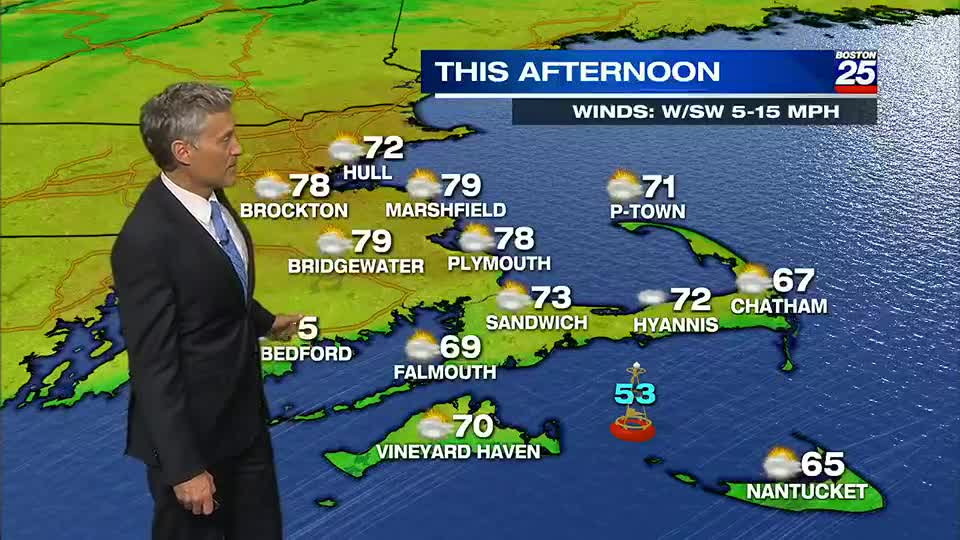 Boston 25 Tuesday afternoon weather forecast – Boston 25 News