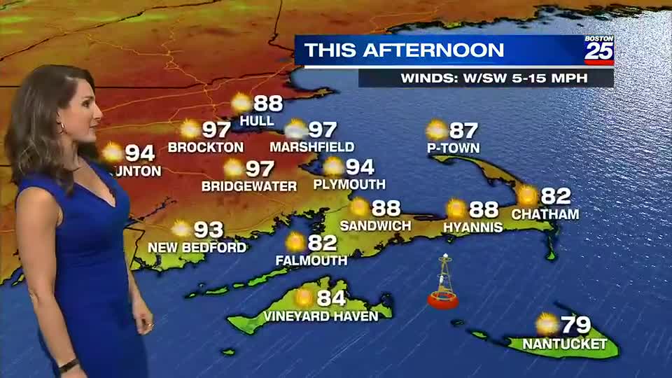 Boston 25 Tuesday afternoon weather forecast – Boston 25 News