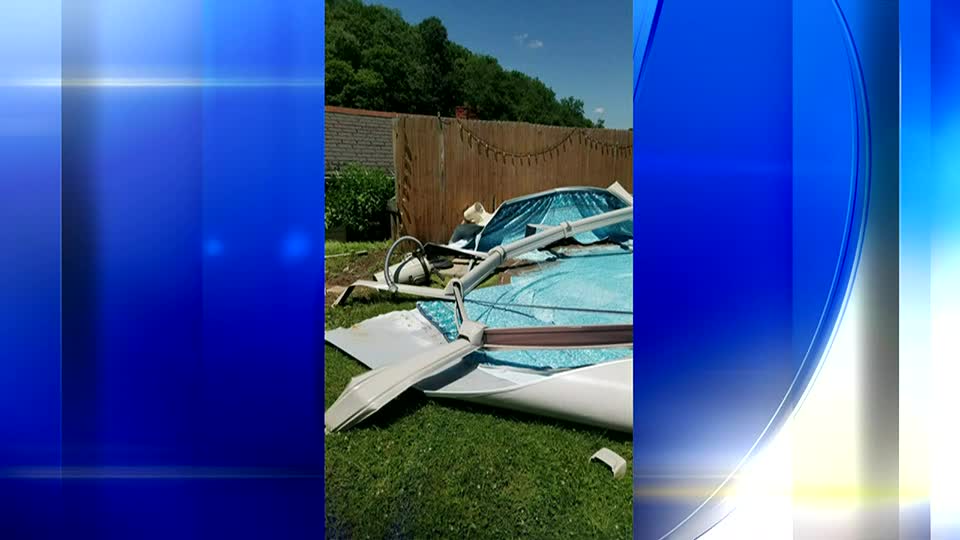 Pool explosion launches 500 gallon propane tank into Fayette County ...