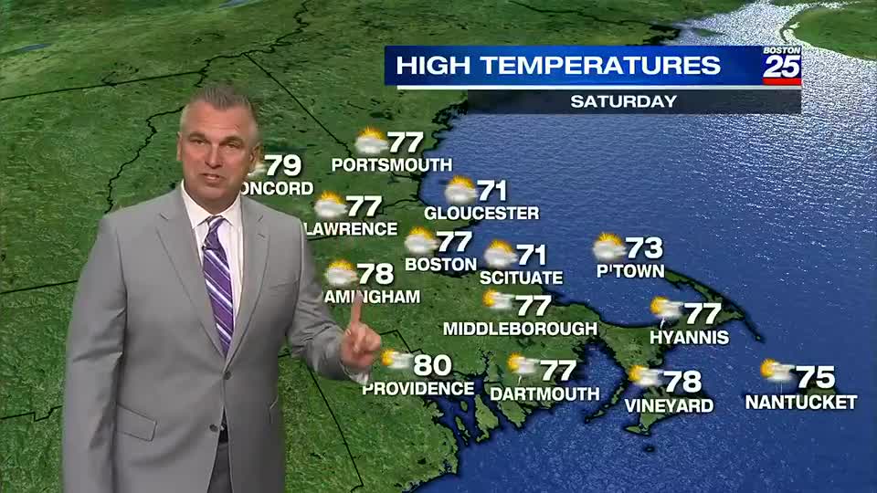 Boston 25 Thursday late night weather forecast – Boston 25 News
