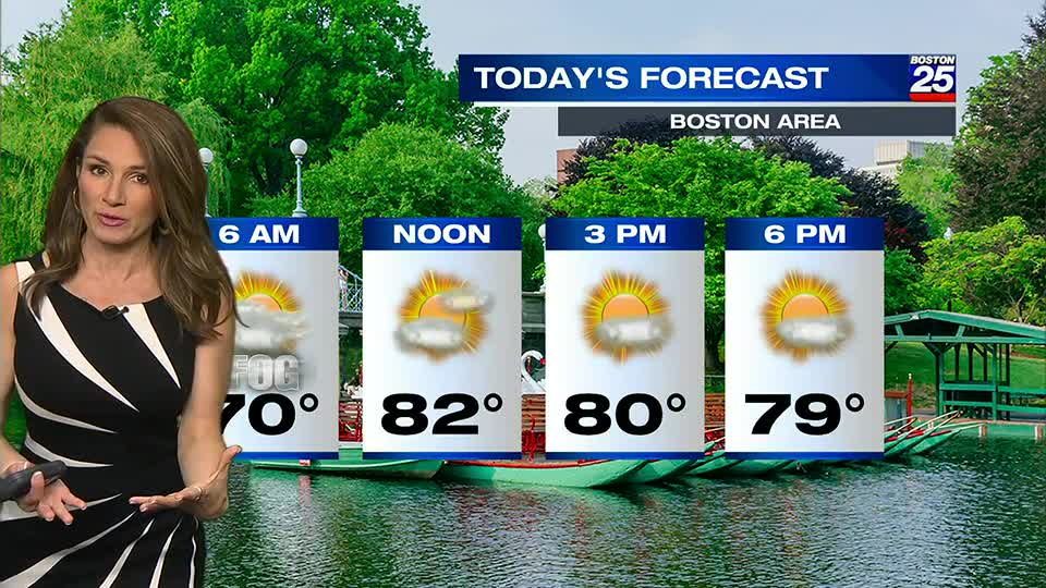 Boston 25 Thursday morning weather forecast – Boston 25 News