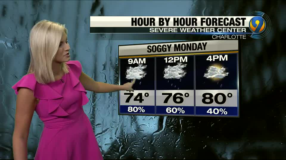 Monday morning forecast update from Meteorologist Ashley Kramlich – WSOC TV