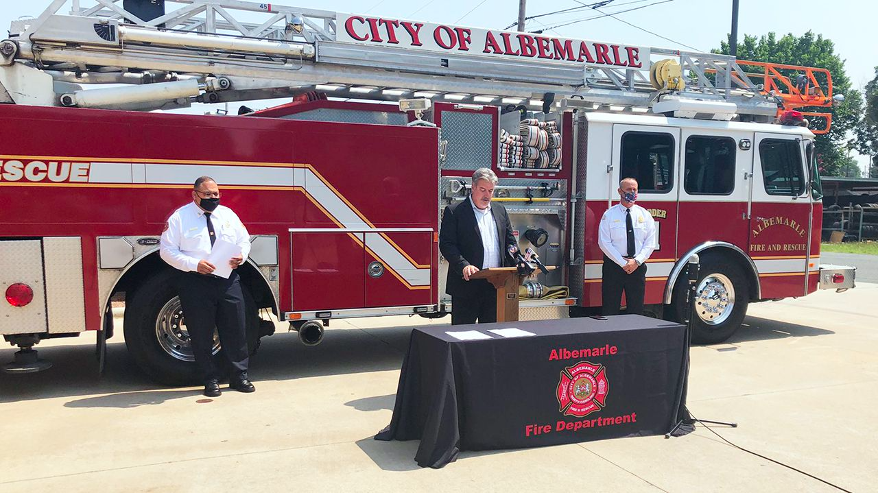 2 Albemarle firefighters remain hospitalized battling COVID-19 – WSOC TV