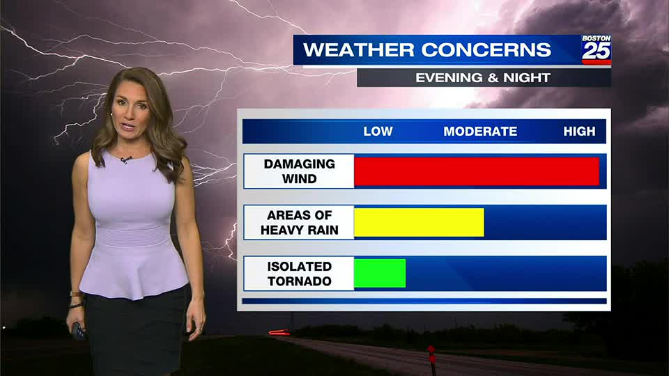 Boston 25 Thursday afternoon weather forecast – Boston 25 News