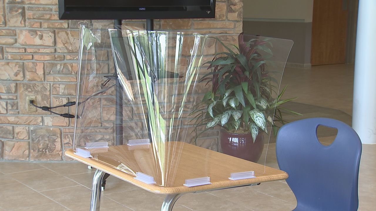 Local company makes desk shields for schools nationwide – WSOC TV