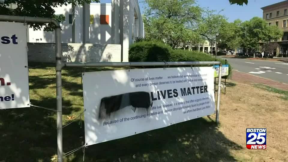 Black Lives Matter signs destroyed in Arlington churches and homes