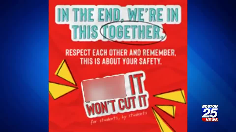 Covid-19 profanity-laced slogan approved by Boston University