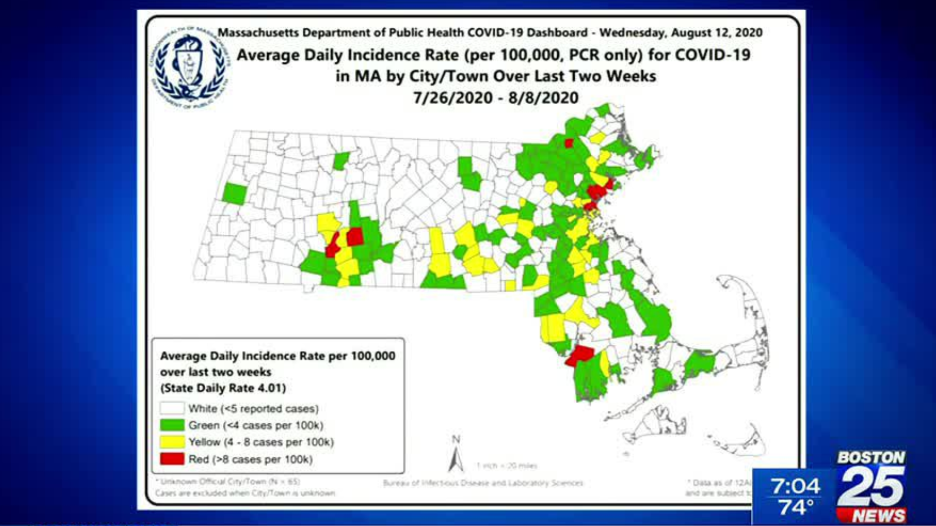 State using COVID-19 hot spot map to guide fight against virus – Boston ...