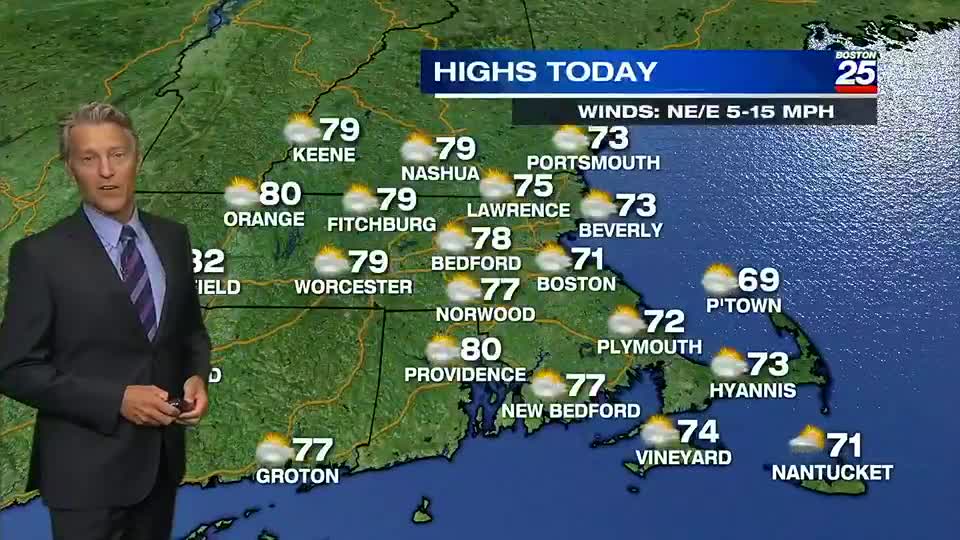 Boston 25 Monday morning weather forecast – Boston 25 News
