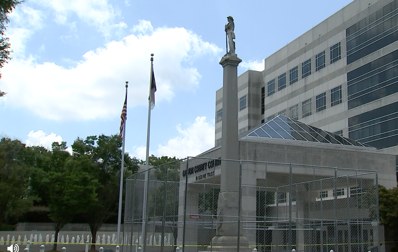 Confederate statue at Gaston County courthouse to stay, for now – WSOC TV
