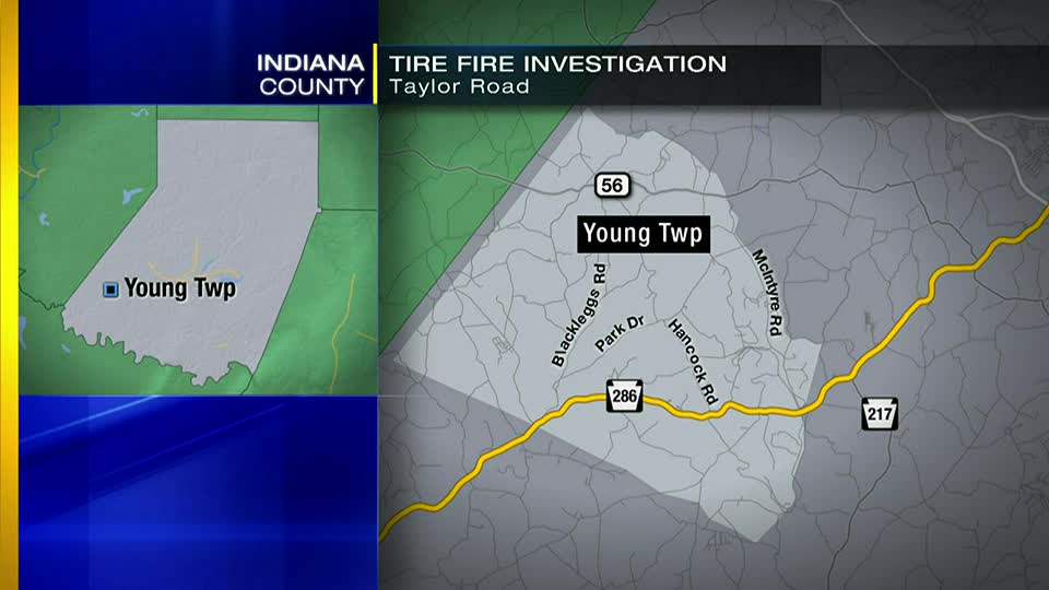 Hundreds of tires burn, smoke seen for miles in large Indiana Co. fire ...