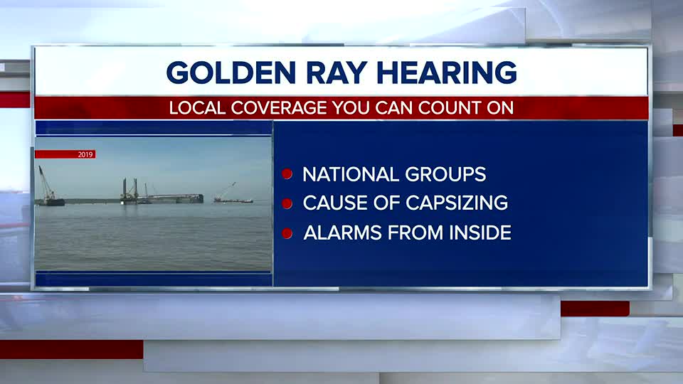 Hearings begin Monday on cause of Golden Ray capsizing