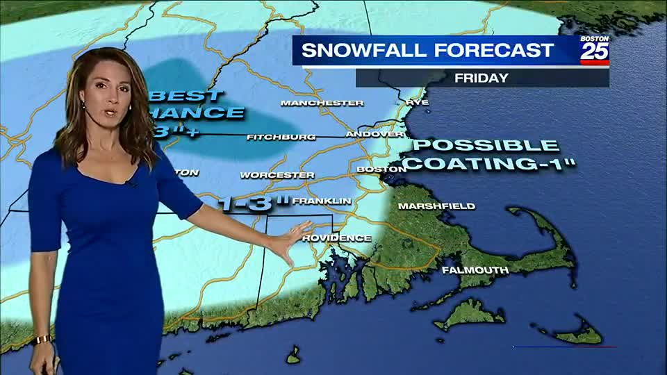 Boston 25 Thursday morning weather forecast – Boston 25 News