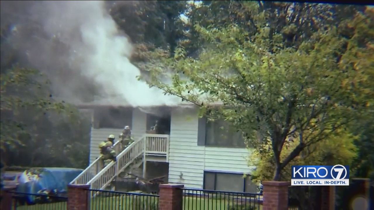 1 in critical condition after fire at Renton home – KIRO 7 News Seattle