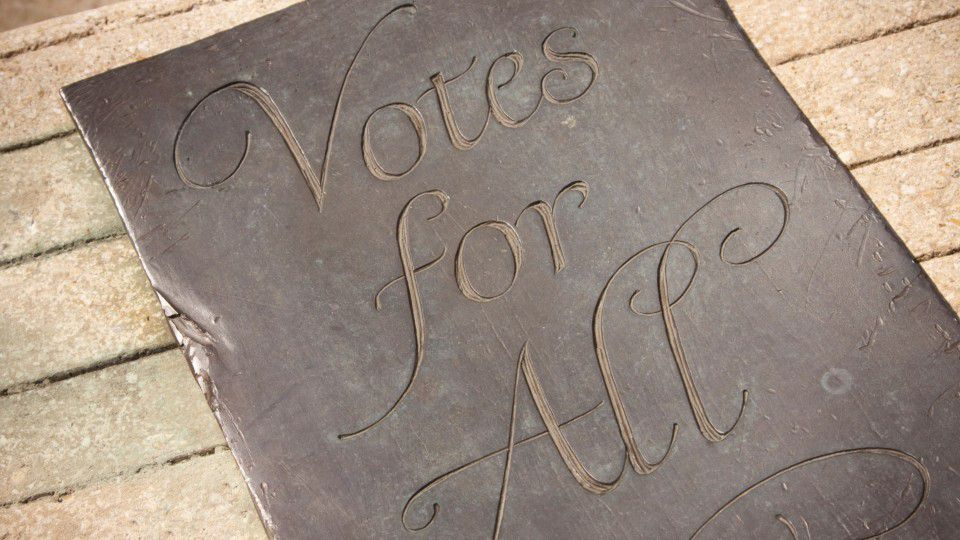 93-year-old woman who has served as poll worker since 1963 works her ...