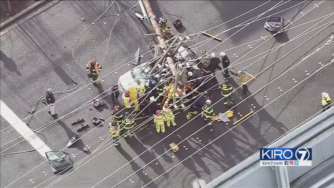 Report on what caused 26 power poles to fall in Tukwila cites decay ...