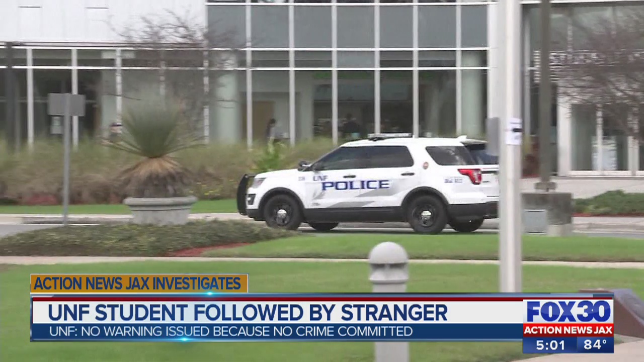 University of North Florida student reports being followed on campus ...