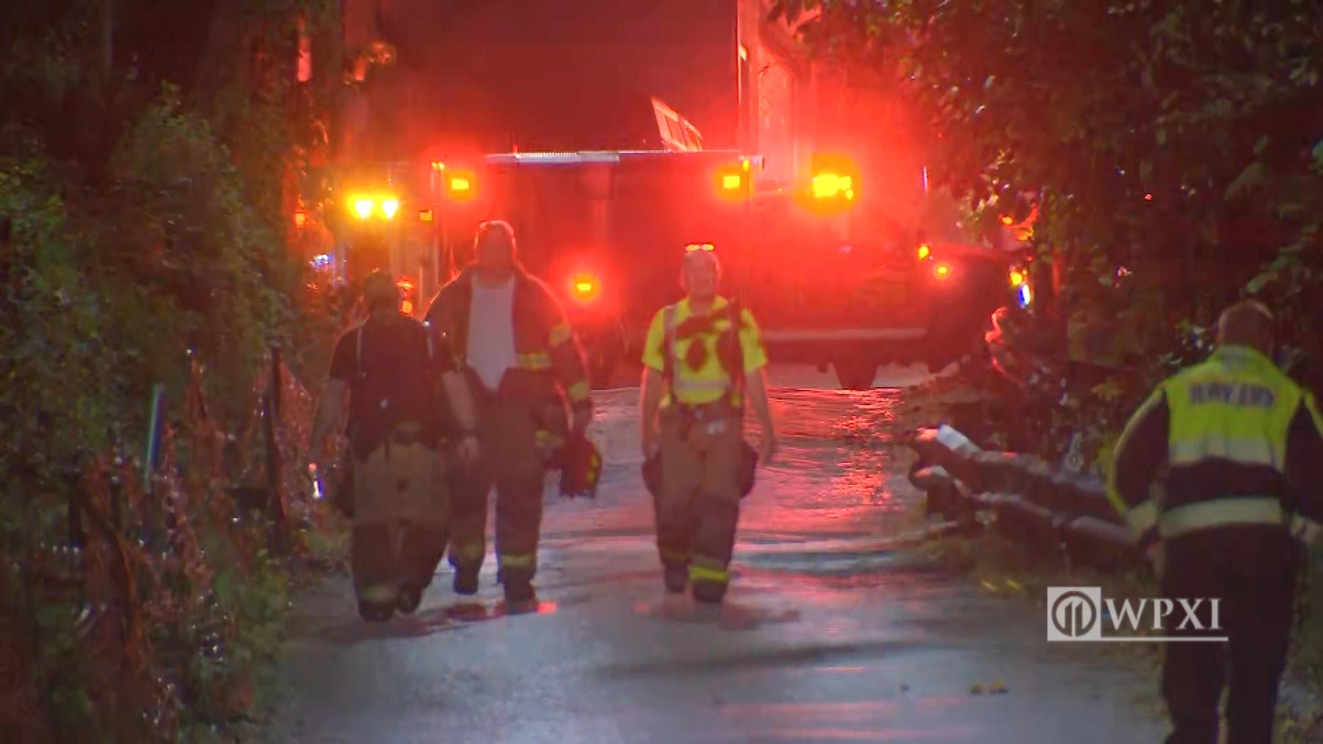 Crews work to put out Millvale house fire – WPXI