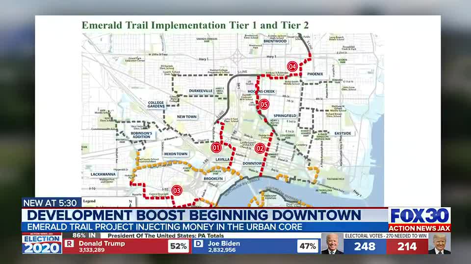 Emerald Trail project injecting money into Jacksonville’s Urban Core