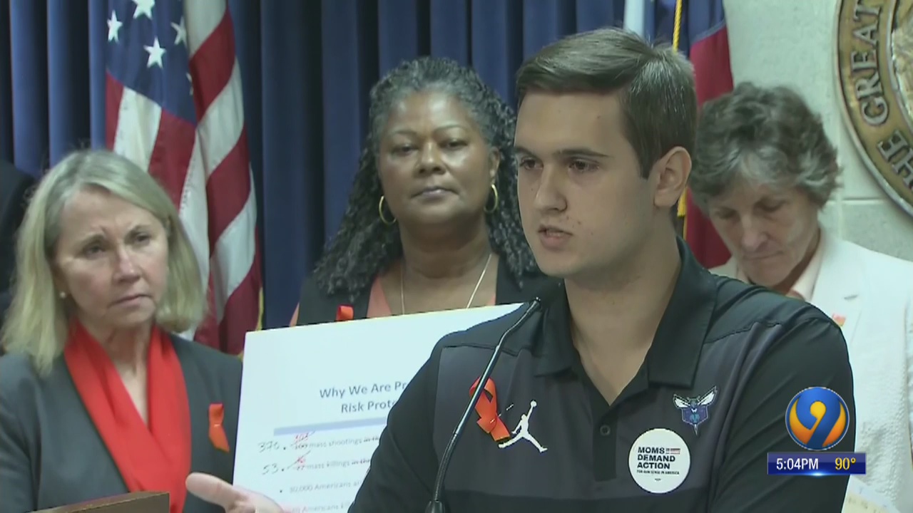 UNC Charlotte shooting victim calls for gun legislation – WSOC TV