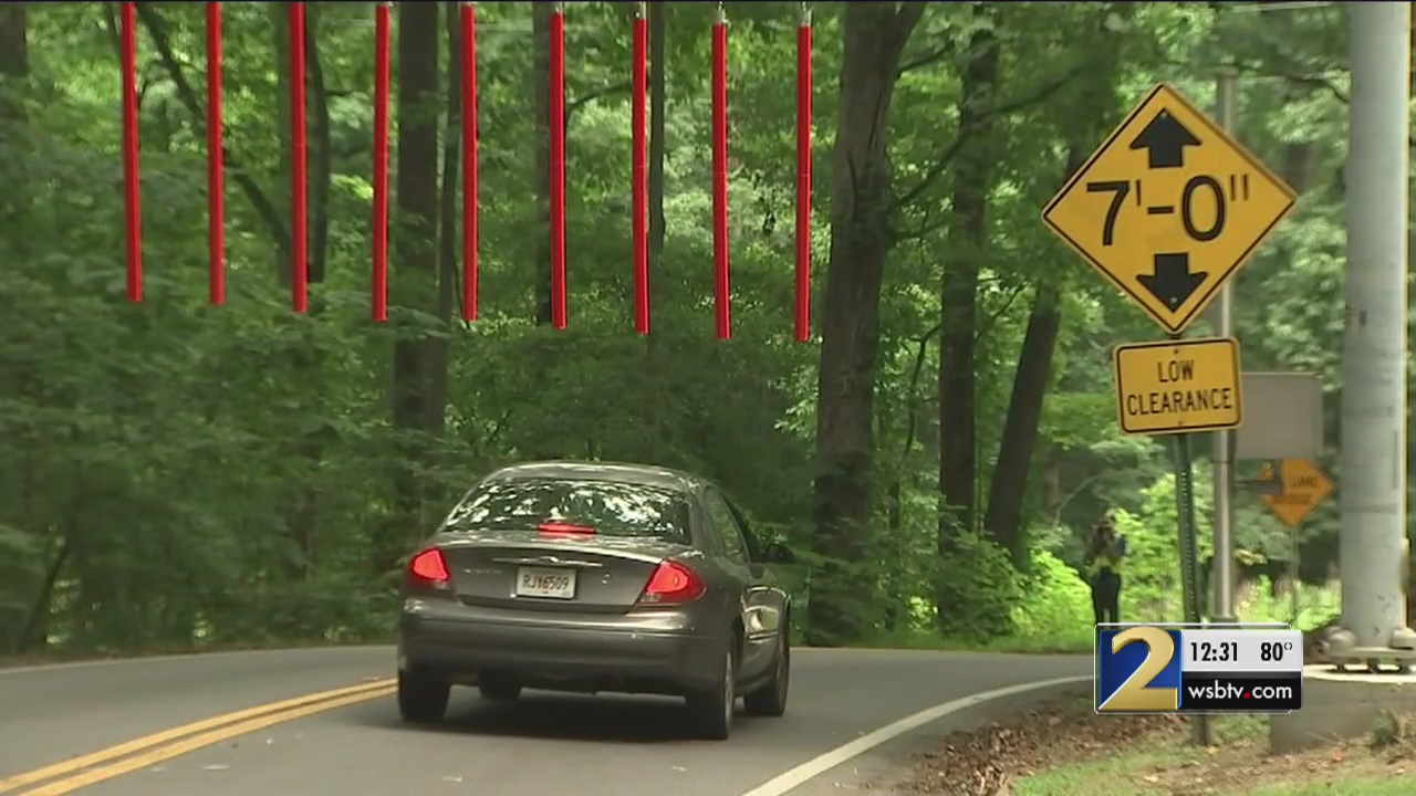 New warning system installed at covered bridge that keeps getting hit ...