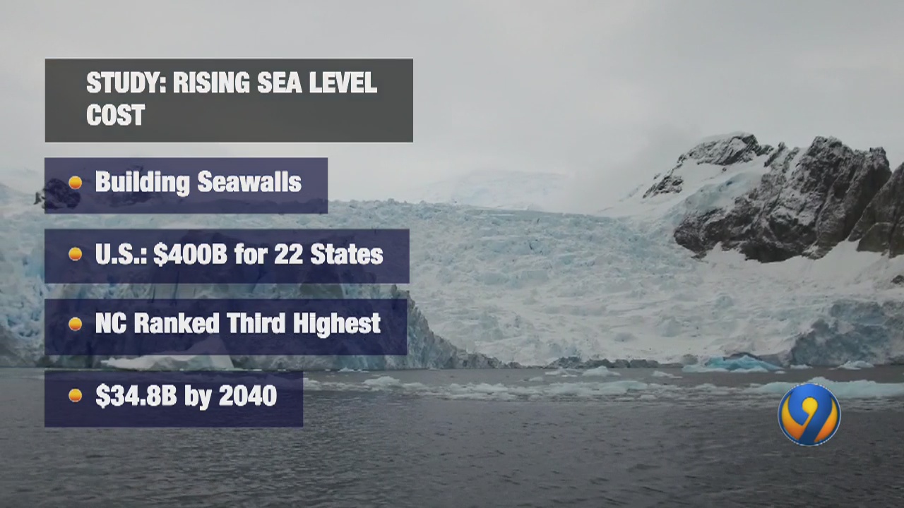 Study: Rising sea levels could cost North Carolina nearly $35B by 2040