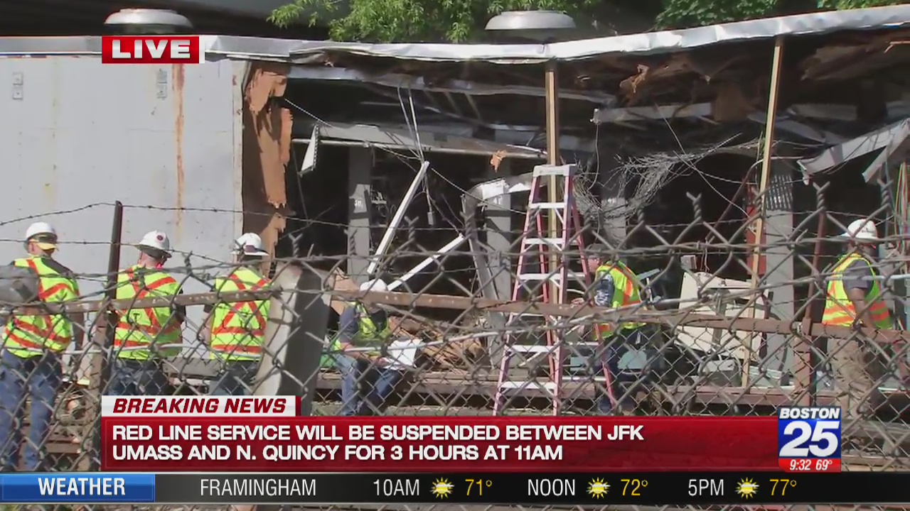 Red Line repair work likely to delay commuters for a while, MBTA says