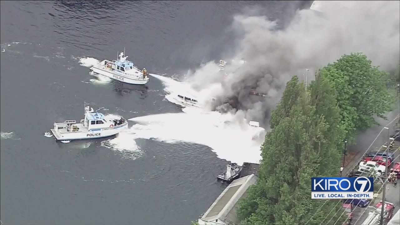 Seattle boats catch fire Friday on South Lake Union – KIRO 7 News Seattle