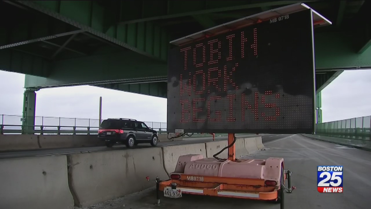 Major construction project on Tobin Bridge, Chelsea Curves starts April 1