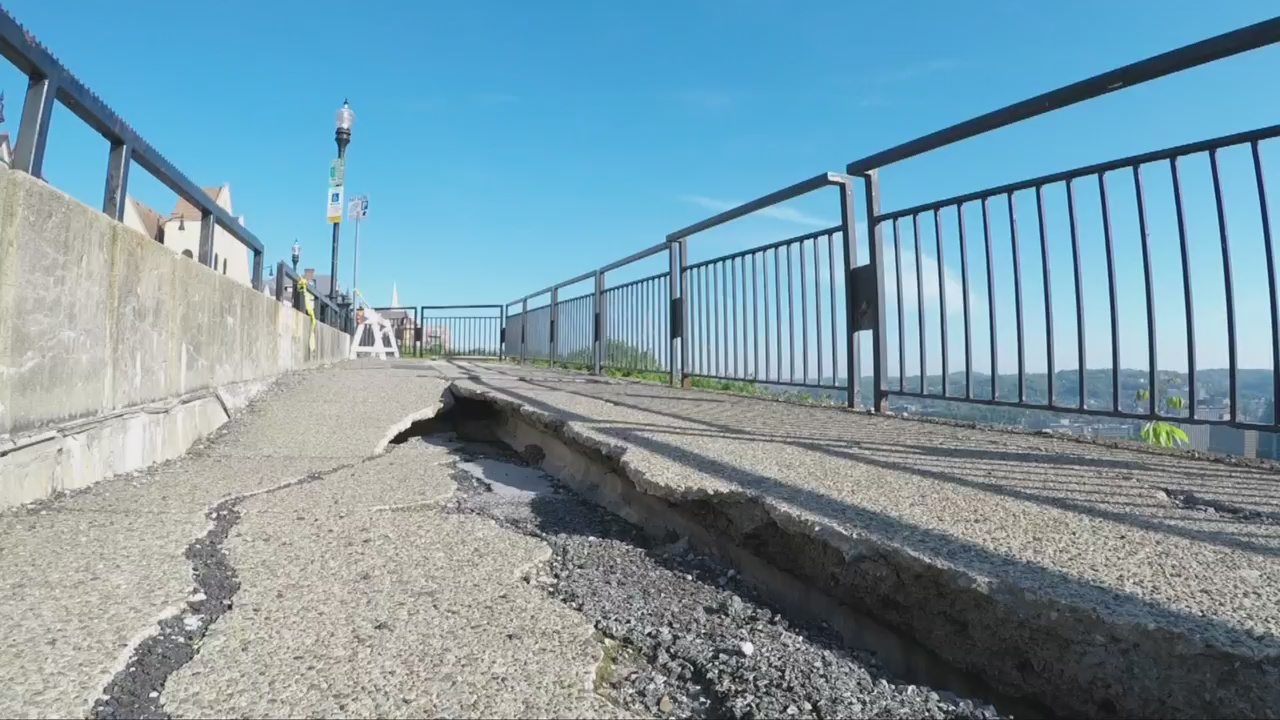 Crumbling sidewalk on Mount Washington causing concern – WPXI
