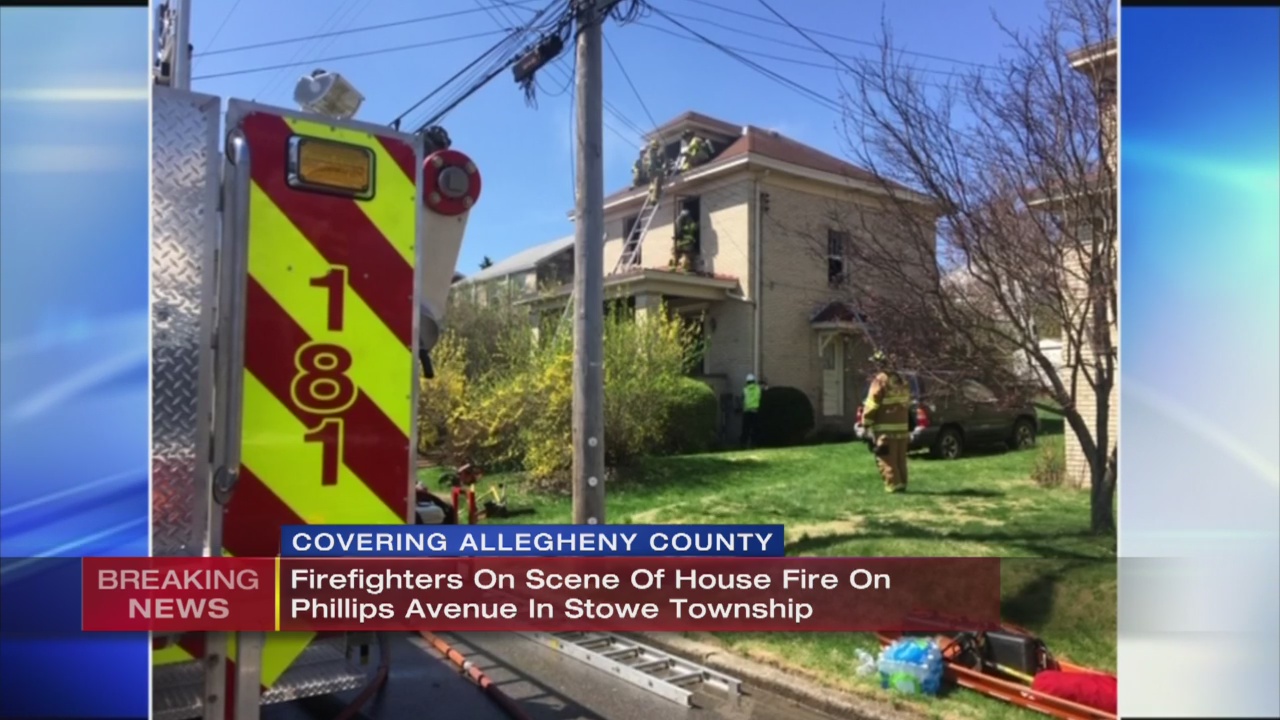 Firefighters battle flames at home in Stowe Township – WPXI