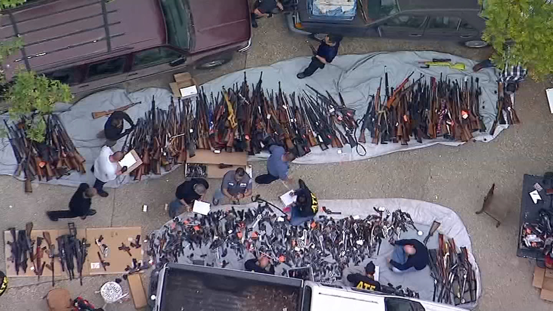 More than 1,000 guns seized from Los Angeles mansion in ATF bust – WPXI