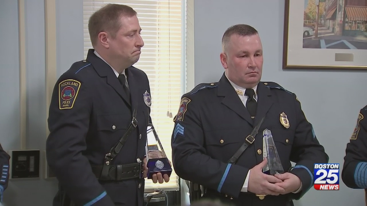 Rockland police officers hailed as heroes for saving man's life ...