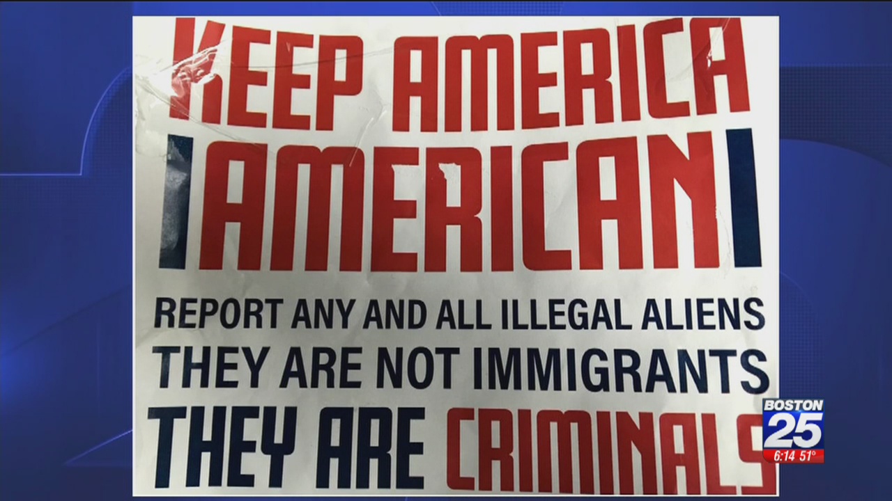 Residents remove anti-immigrant posters put up in East Boston – Boston ...