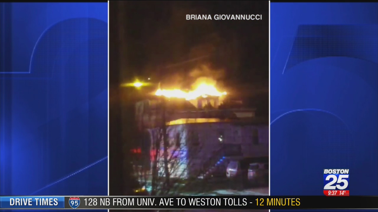 Revere firefighters battle 2-alarm fire under frigid temperatures