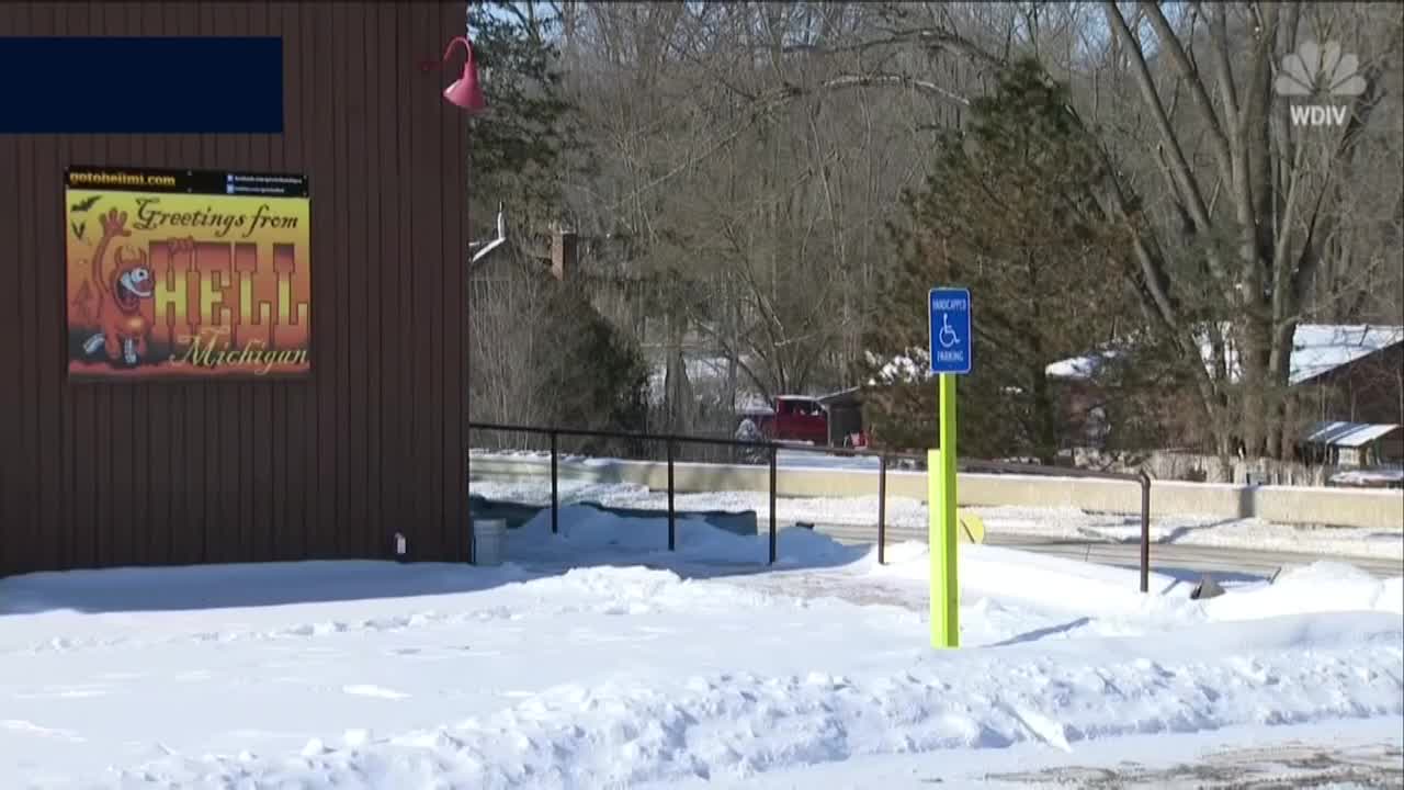 Hell, Michigan, freezes over